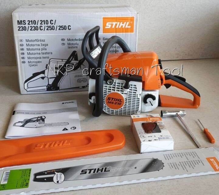 [ของแท้ 💯 %]เลื่อยยนต์ STIHL รุ่น MS210 MS-210 MS 210 กำลัง 2.2 แรงม้า ...