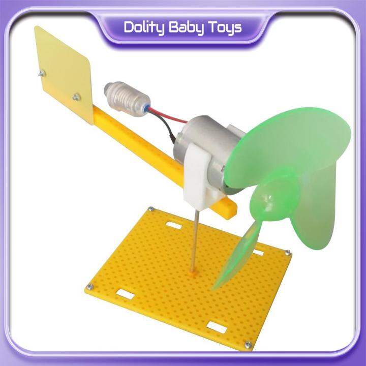 Dolity Mini Wind Generator Wind Turbine Model Set Kits Teaching Tool ...