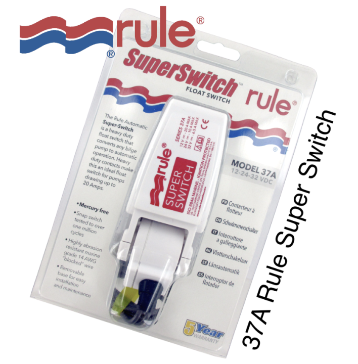 สวิทซ์ลูกลอย 37A Rule Super Switch - to 20 amp Rule Automatice Float ...