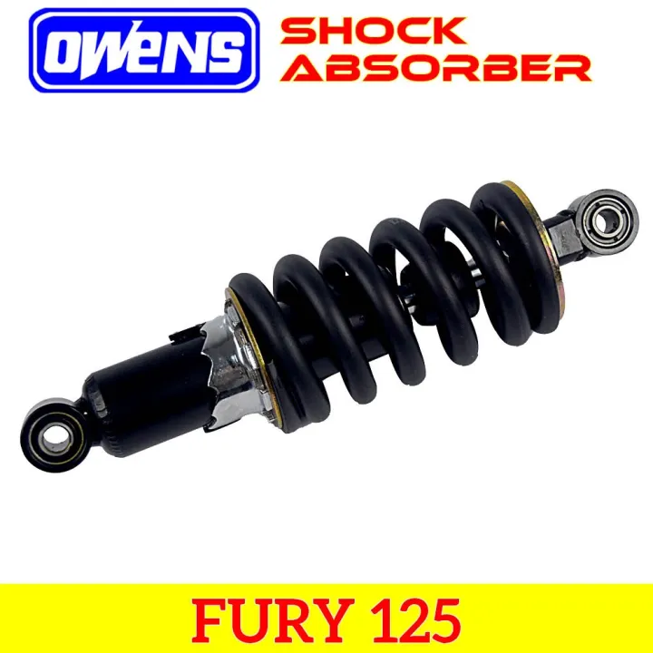 FURY 125 Black Matte Owens Motorcycle Rear Shock Absorber (Monoshock ...