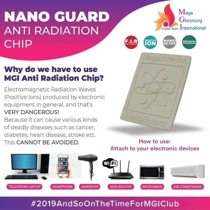 MGI NANO GUARD ANTI RADIATION CHIP | Lazada PH