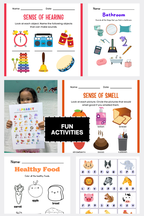 Educational learning materials for kids Laminated A4 Size Chart ...