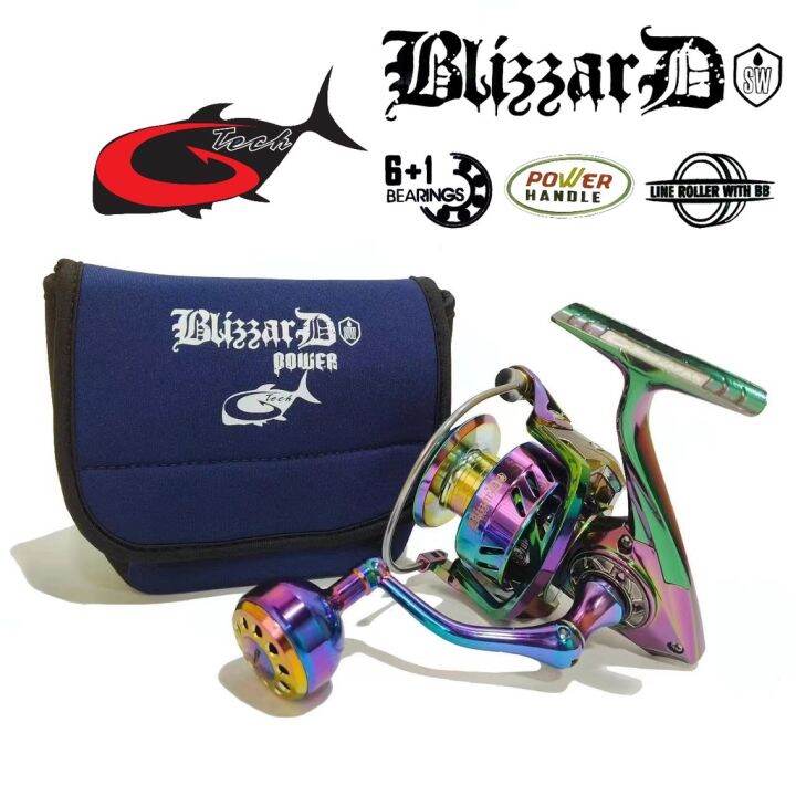 G-TECH BLIZZARD SW SPINNING FISHING REEL | Lazada