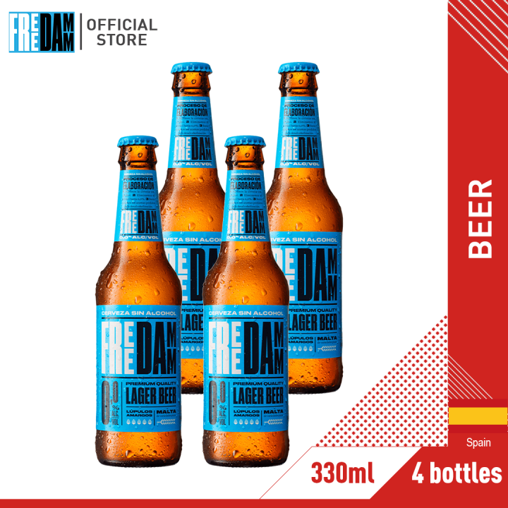 Freedamm Beer 330ml pack of 4 | Lazada PH