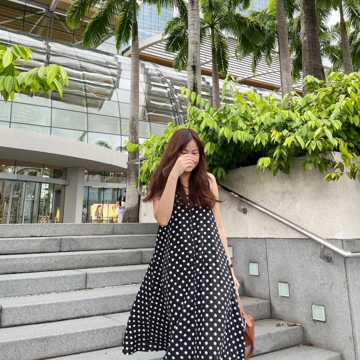 HERDAILY STUDIO sunny dress - oreo (new) | Lazada.co.th