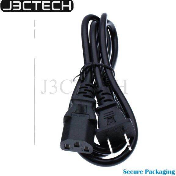 Power Cable Power Supply Adapter Cord Cable Lead 3Pin for Desktop / Laptop Charger Power Cords ...