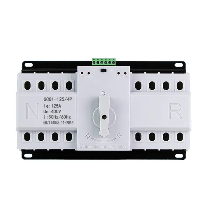 4p Dual Power Ats Automatic Transfer Switch Circuit Breaker Mcb Ac 220v ...