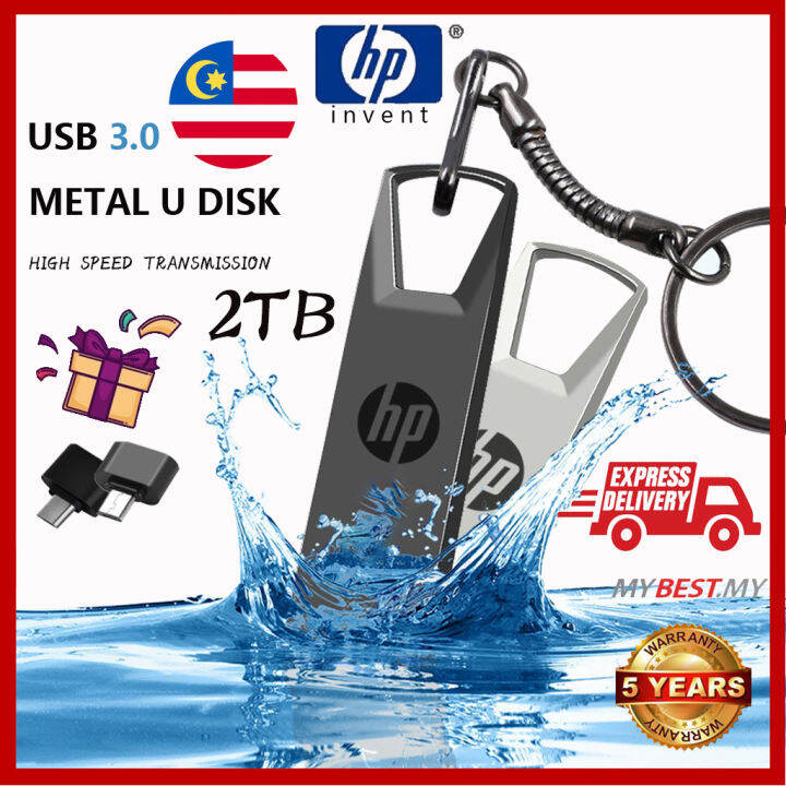 2TB HP Waterproof Pen Drive Flash Drive 2TBUSB3.0 PenDrive USB dual ...