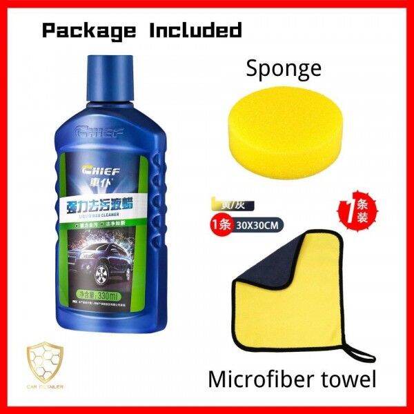 CAR CHIEF【Cleaner Wax】 Remove Stain Watermarks 330ml 100% SAFE to your ...