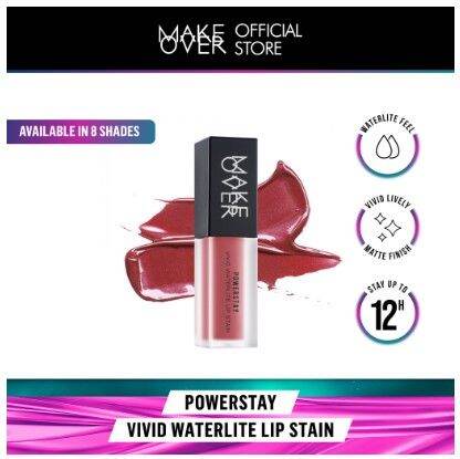 MAKE OVER POWERSTAY VIVID WATERLITE LIP STAIN - LIP CREAM | Lazada Indonesia
