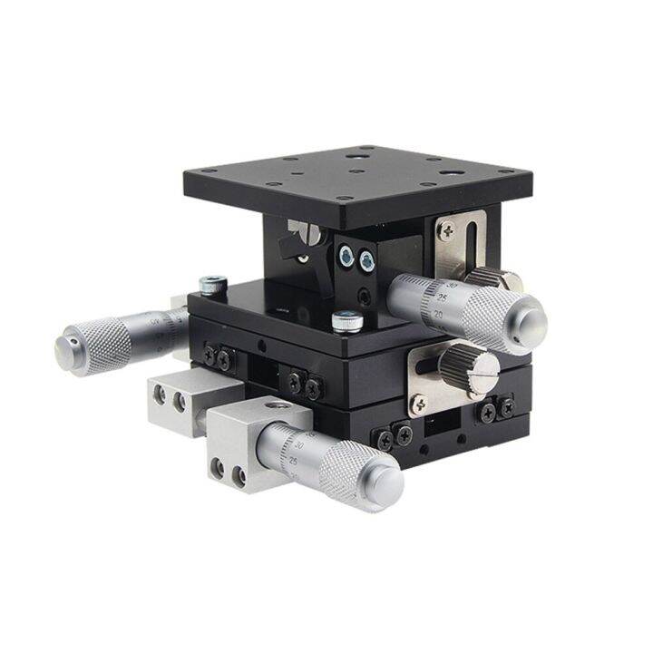 Axis 60*60mm Trimming Station Manual Displacement Platform Linear Stage ...