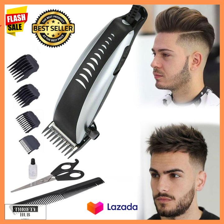 Professional Trimmer Set Hair Clipper Shaver Razor Adjustable Blade ...