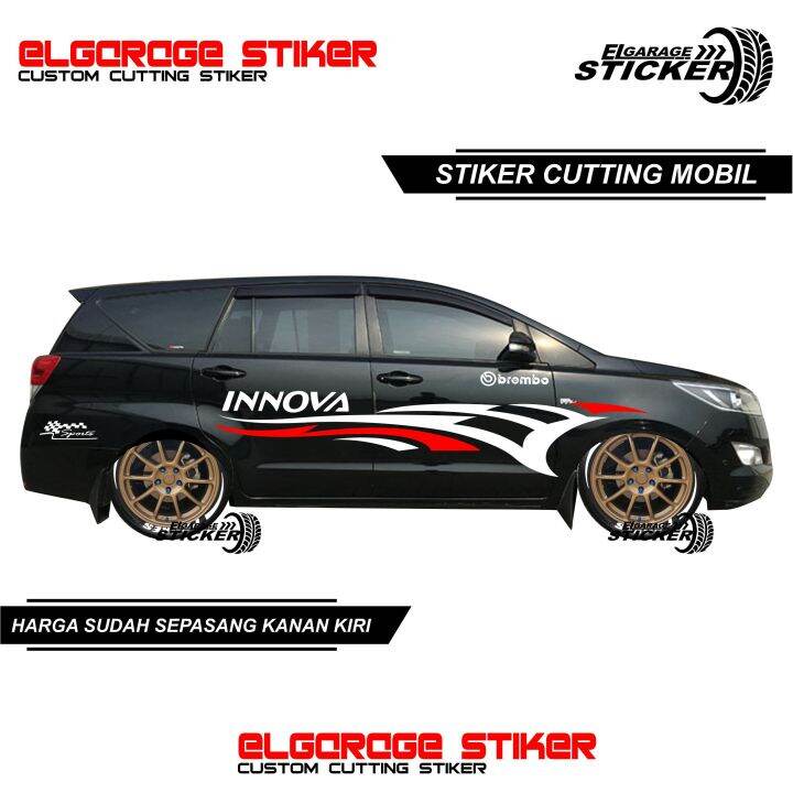 Stiker mobil innova reborn stiker cutting variasi body samping all new ...