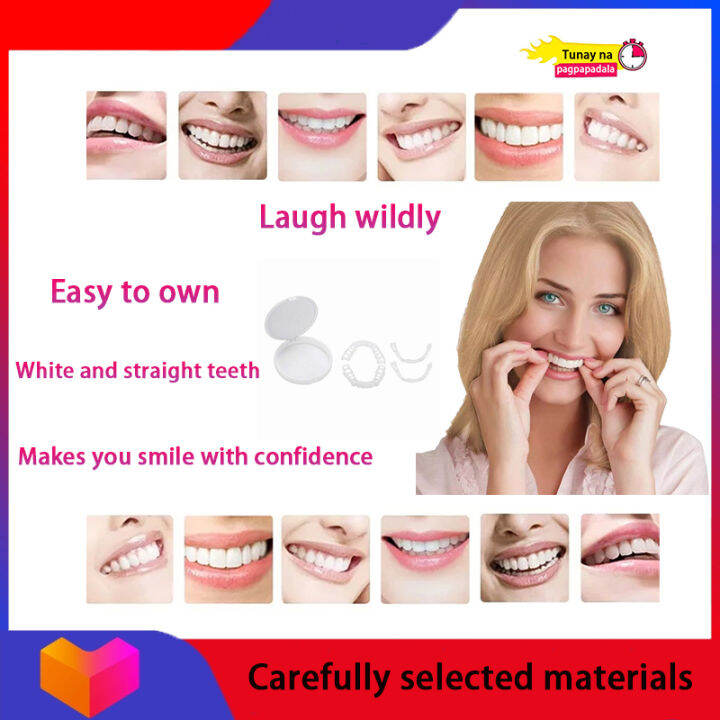 Teeth Bright Veneers temporary postiso teeth original Shade Upper ...