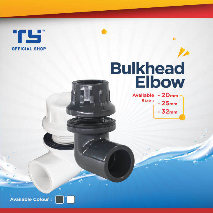 TY Bulkhead Elbow / Fitting Vault ring Pipa Pipe U – PVC by 3 Pawns ...