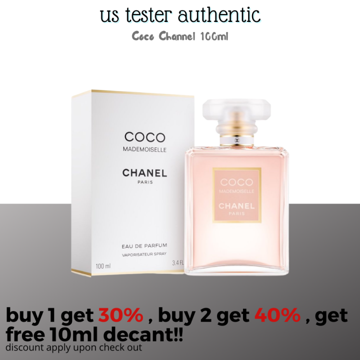 Authentic Tester Perfume For Women Coco Channel 100ml Get Special ...