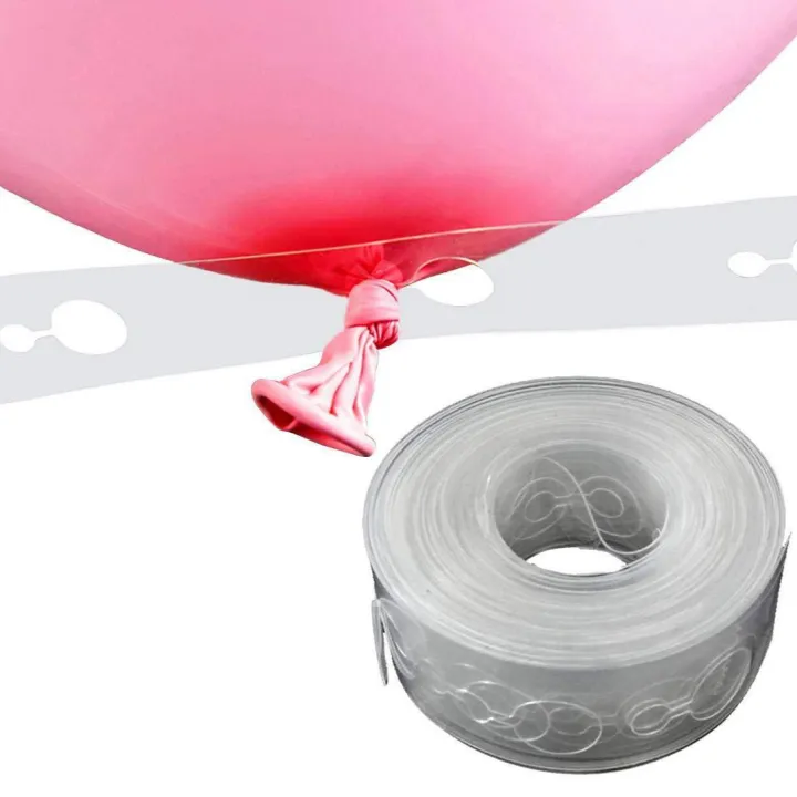 Balloon Tape 5m Balloon Chain Hanger Snowman Punched Holes | Lazada