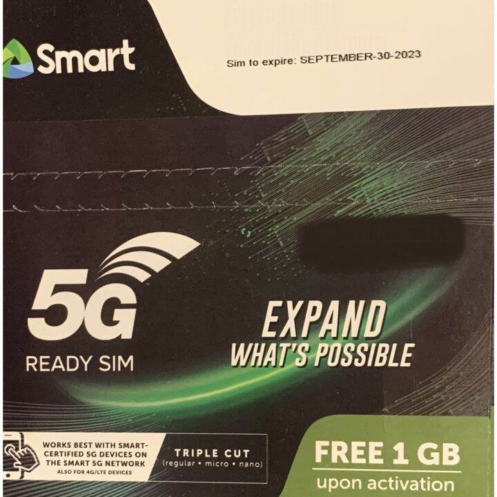 SMART 5G Prepaid Vanity SIM 0969 - Batch 6 | Lazada PH