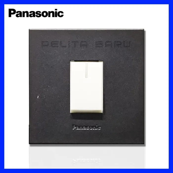 Saklar HOTEL Tunggal Kecil Panasonic Style E Hitam & Putih - ILUMINASI ...