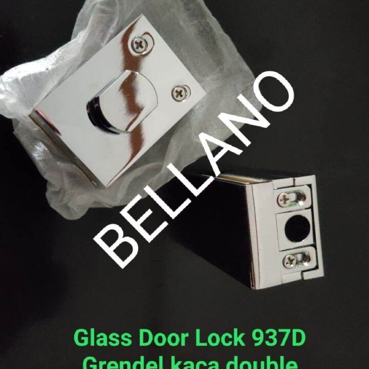 Grendel kaca/Glass door lock double 937D | Lazada Indonesia