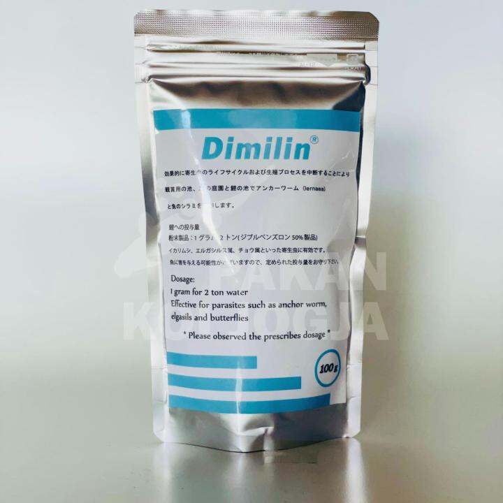 Obat Kutu Ikan Dimilin 100 gram Original Pack | Lazada Indonesia