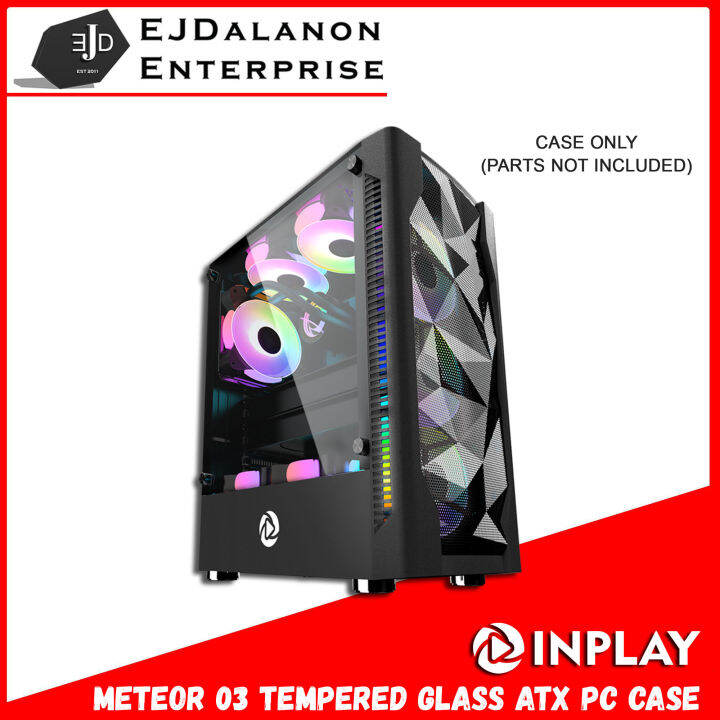 Inplay Meteor 03 Tempered Glass ATX PC Case | Inplay | Meteor 03 ...