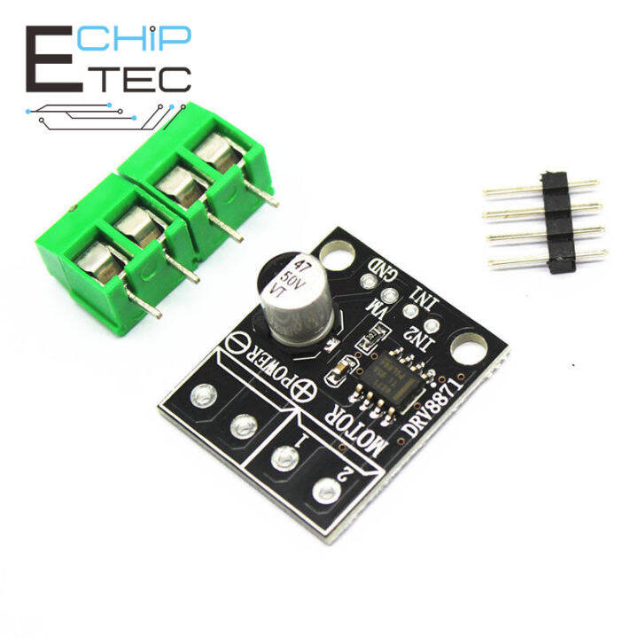 DRV8871 H-Bridge Brushed DC Motor Driver Breakout Board for Arduino PWM Control 3.6A Max ...