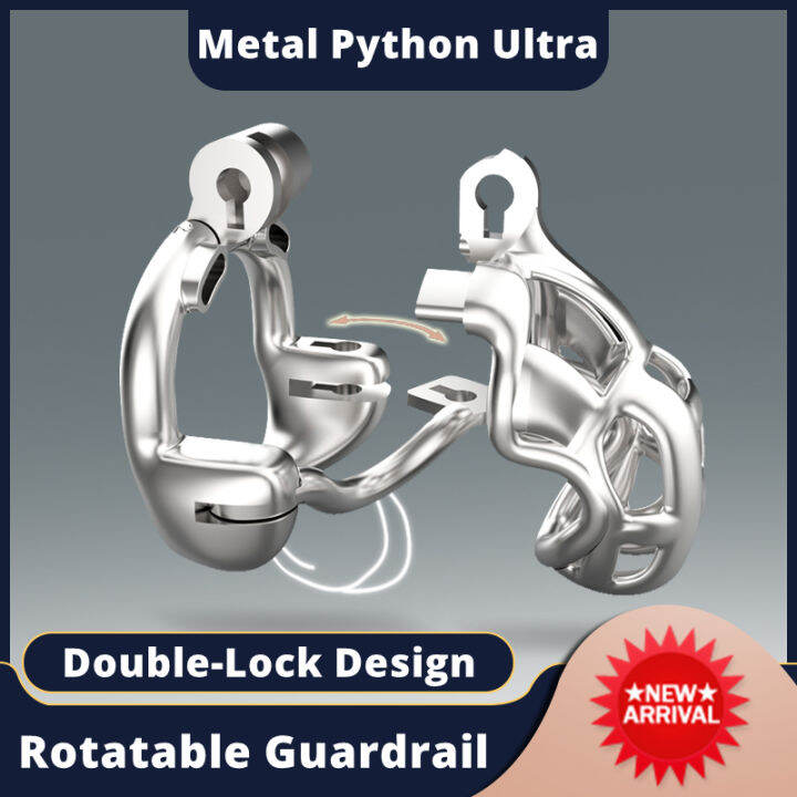 CHASTE BIRD 316 Stainless Steel Python Ultra Cage Double-Lock Guardrail ...