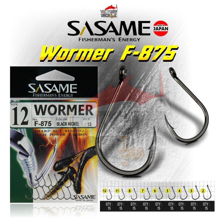Kail Pancing Hook SASAME WORMER F - 875 - Paling Tajam Dan Kuat Buatan Japan | Lazada Indonesia