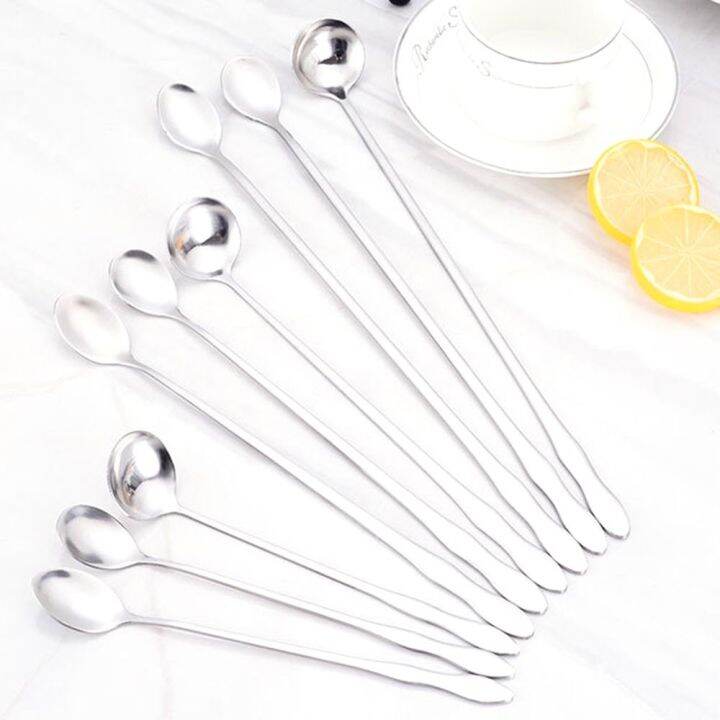 FEIFAN ที่คนช้อนผสมแบบด้ามจับยาว,ที่คนกาแฟชาไอศกรีมน้ำแข็งสำหรับงาน ...