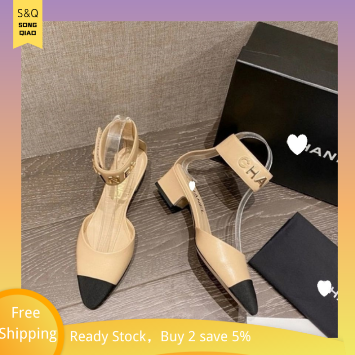 Song Qiao Boutique】รองเท้าแตะผู้หญิง,ใหม่ปี2022 C ฤดูร้อนปลายแหลมหัว ...