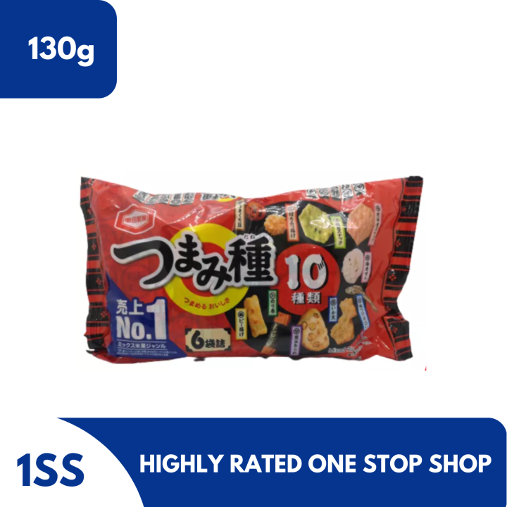 Kameda Tsumami Assorted Rice Crackers, 130g | Lazada PH
