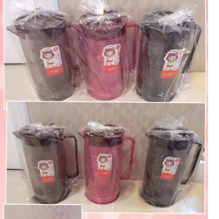 Heat insulation pot Transparent Ceramic Pitcher w 4pcs Glass | Lazada PH