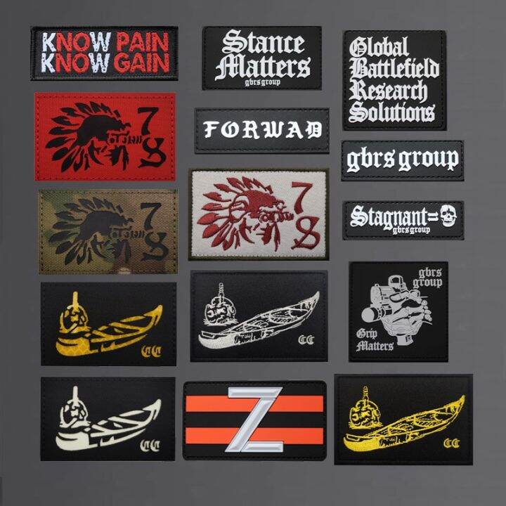 Personality Patch 7 Influencer Team Morale Woven Label Badge FOG Canoe ...