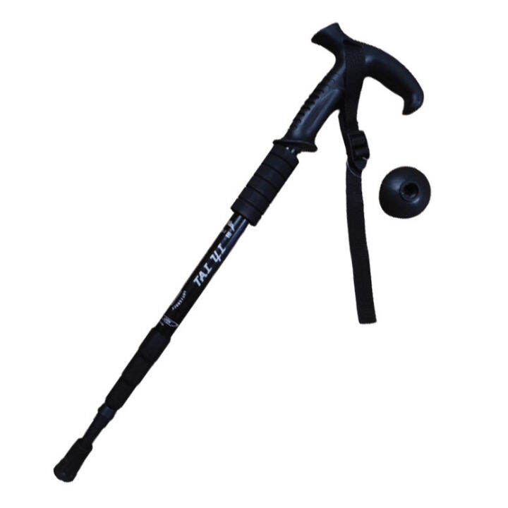 trekking pole tracking pole Tongkat Hiking Telescopic 4 bagian Tongkat ...