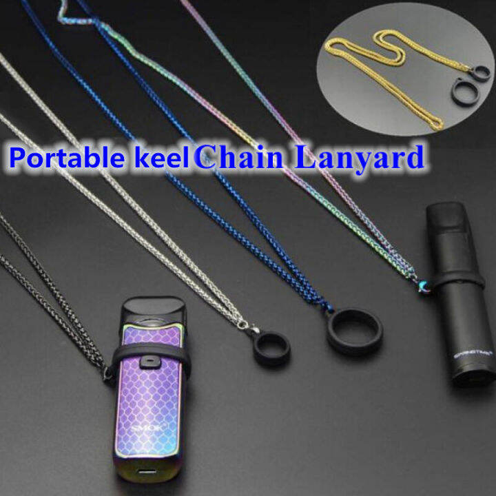 [Ship Today] Stainless Steel Metal Snake Bone Chain Lanyard for Nord ...