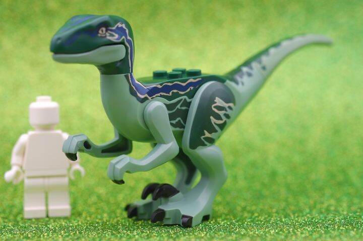 𝘗𝘓𝘖𝘠𝘉𝘙𝘐𝘊𝘒 - Dinosaur Raptor Velociraptor Blue - Jurassic World ANIMAL ...