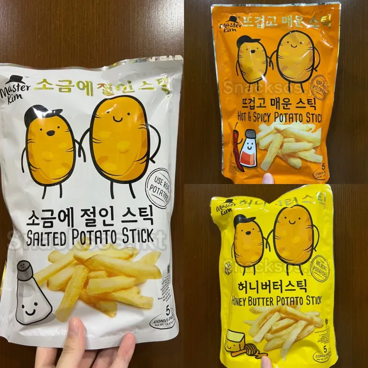 MASTER KIM POTATO SNACK SALTED POTATO STICK / HOT & SPICY / HONEY ...