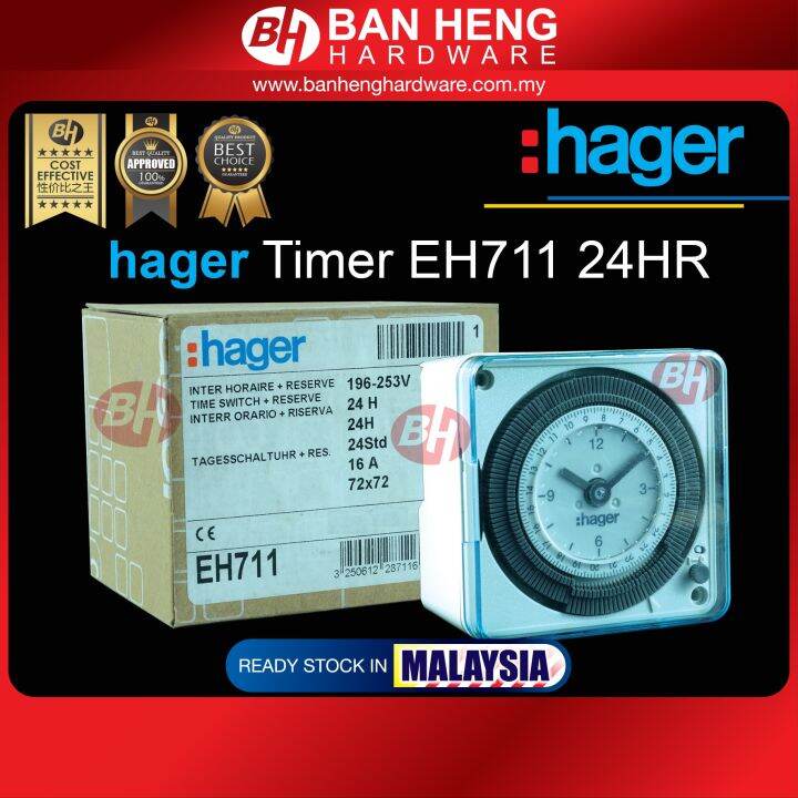 HAGER TIMER EH711 24HR | Lazada