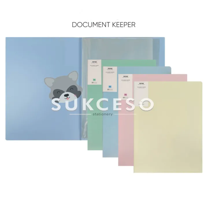 Joyko Document Keeper A4 40 Pocket / Map File Dokumen Folder Warna ...