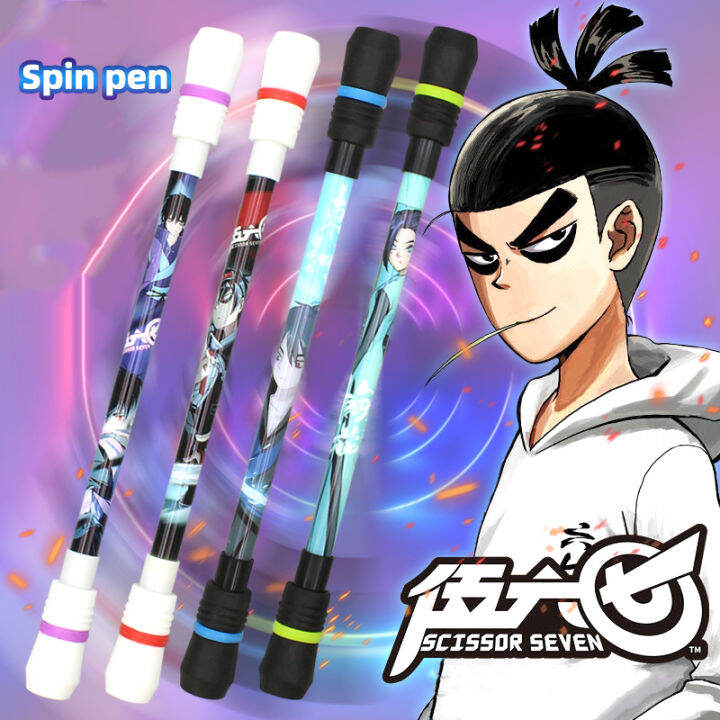 Creative Spinning Pen Spinner Toy Adult Kids Stress Relieve Rotating ...