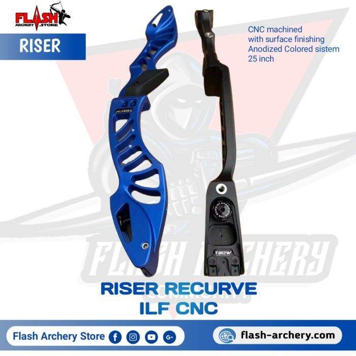 Riser Panahan Recurve ILF TBOW CNC Machined - Hitam | Lazada Indonesia