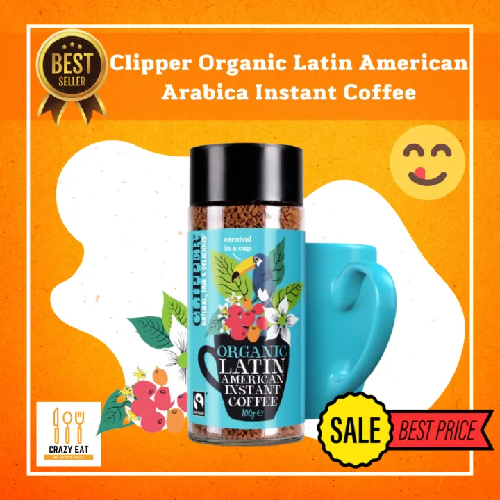Clipper Organic Latin American Arabica Instant Coffee 100g กาแฟ ...