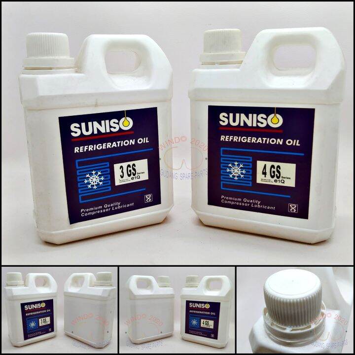 OIL SUNISO 3GS DAN 4 GS DERIGEN 1LITER KOMPRESSOR AC | OLI COMPRESSOR ...
