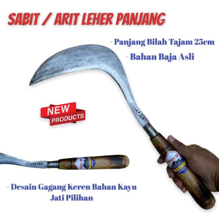 Arit Sabit Rumput Baja Putih Asli Tajam - Arit Desain Mewah Potong ...