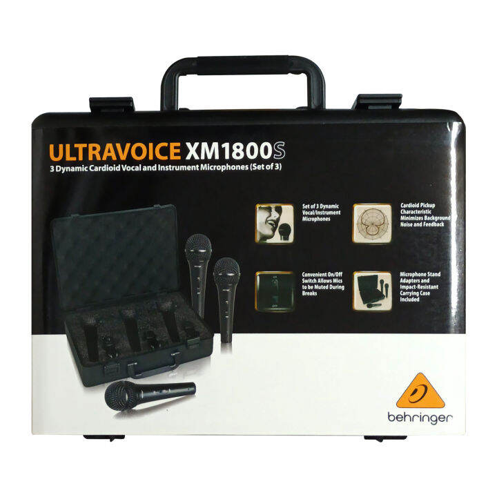 XM1800S Behringer 3-Pack Dynamic Microphone | Lazada PH