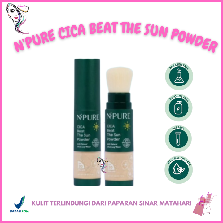 Npure Cica Beat The Sun Powder Spf 30 | Lazada Indonesia