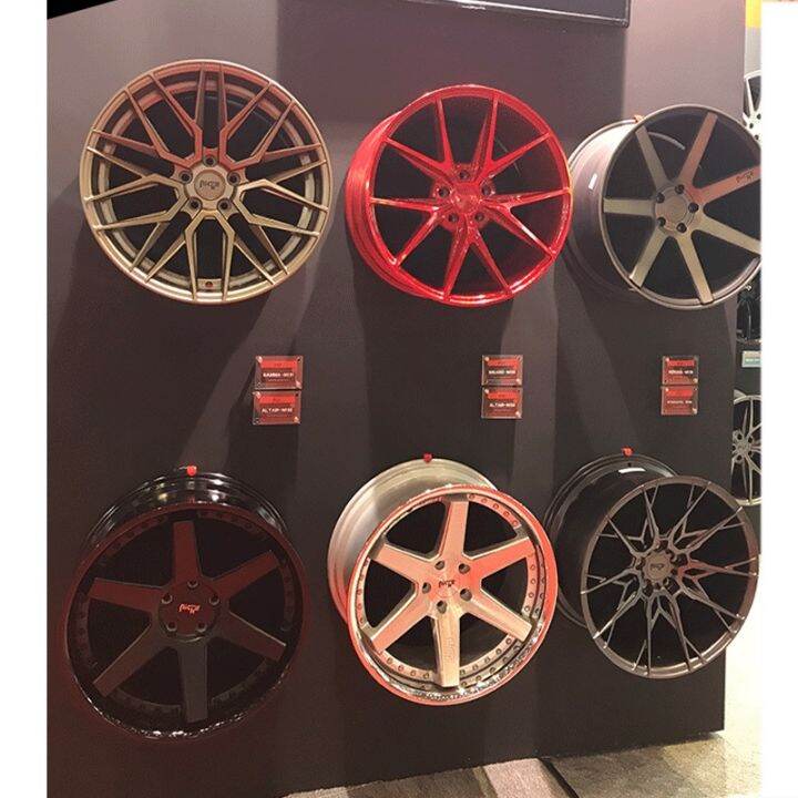 Tire Wheel Hub Hook Hanger Racing Car Wheel Hub Wall Mounted Display ...