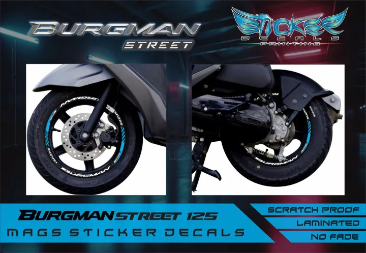 Burgman Street125 Mags Sticker | Lazada PH
