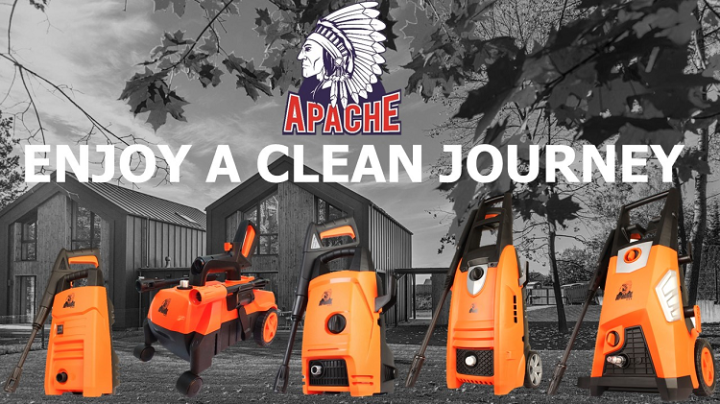 APACHE TurboSpray® HM4613 130 Bar High Pressure Cleaner | Water Jet ...